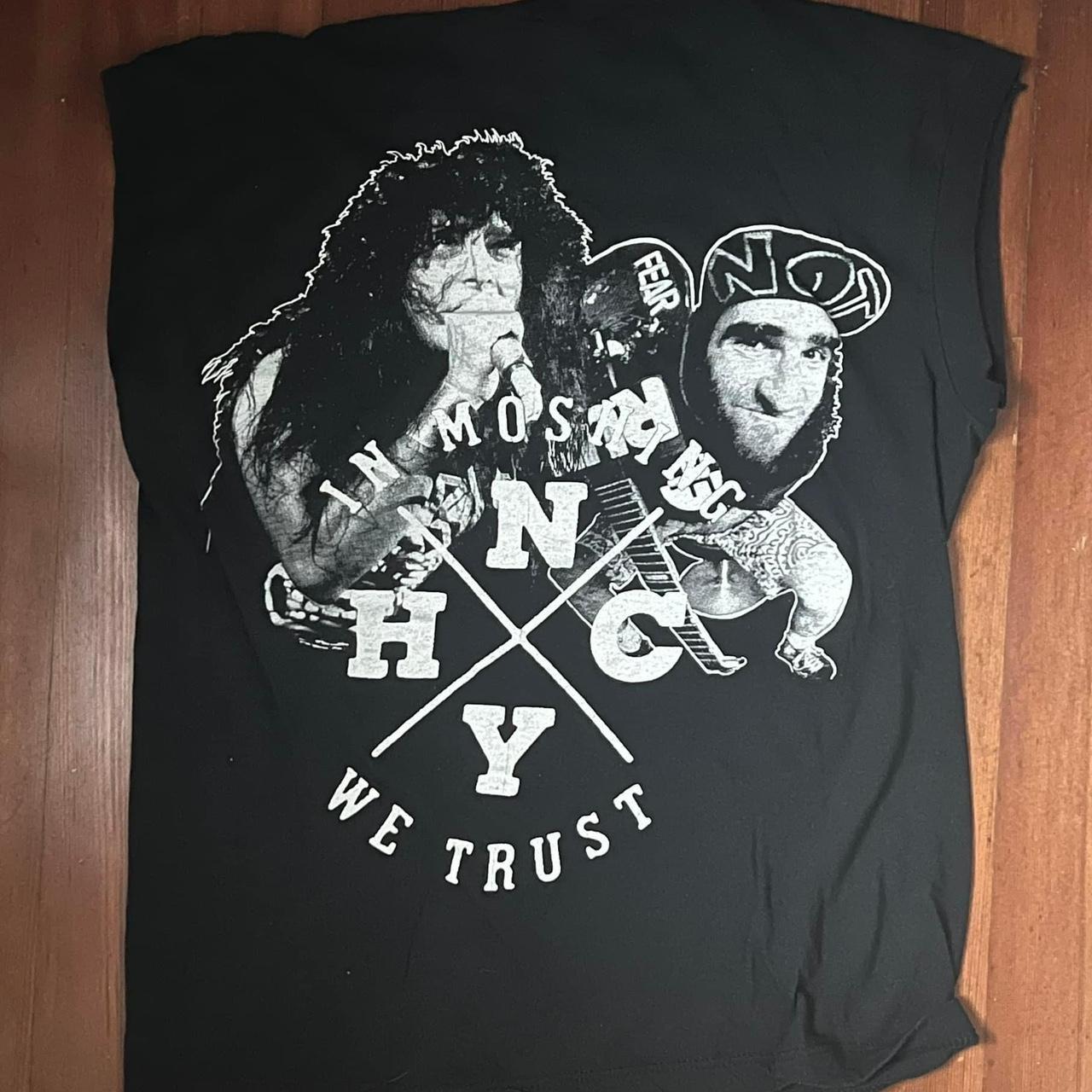 original 1987 anthrax indians muscle shirt. Size... - Depop