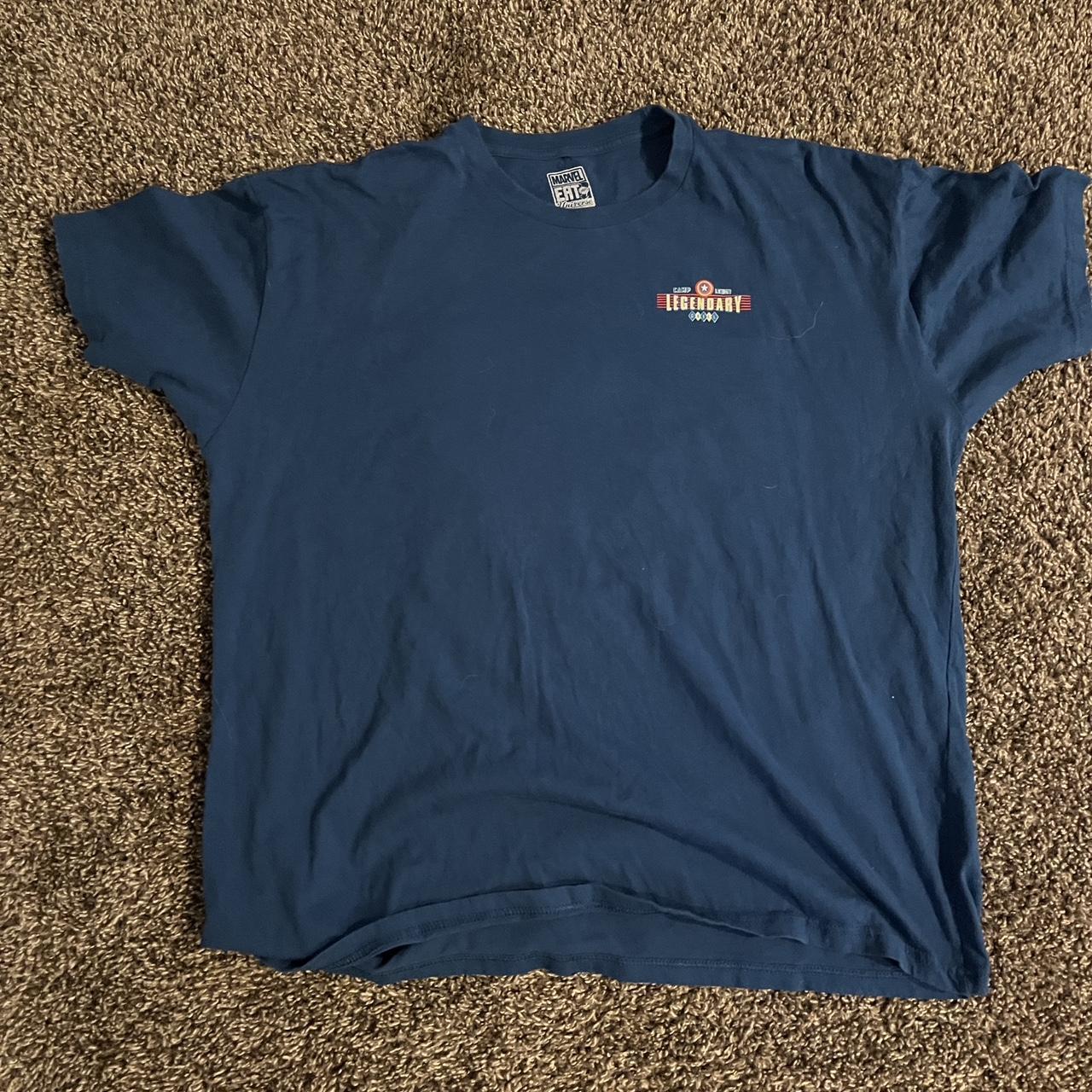 captain america menu t-shirt MM 100% cotton - Depop