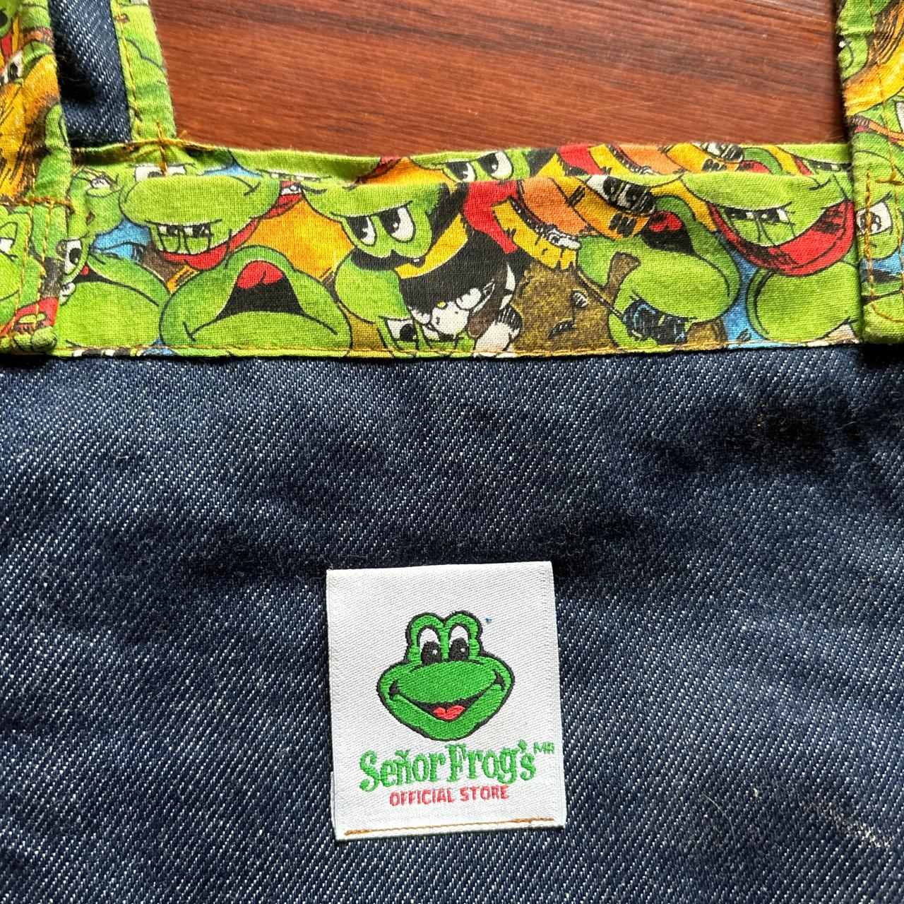 Senior Frogs denim tote - Depop