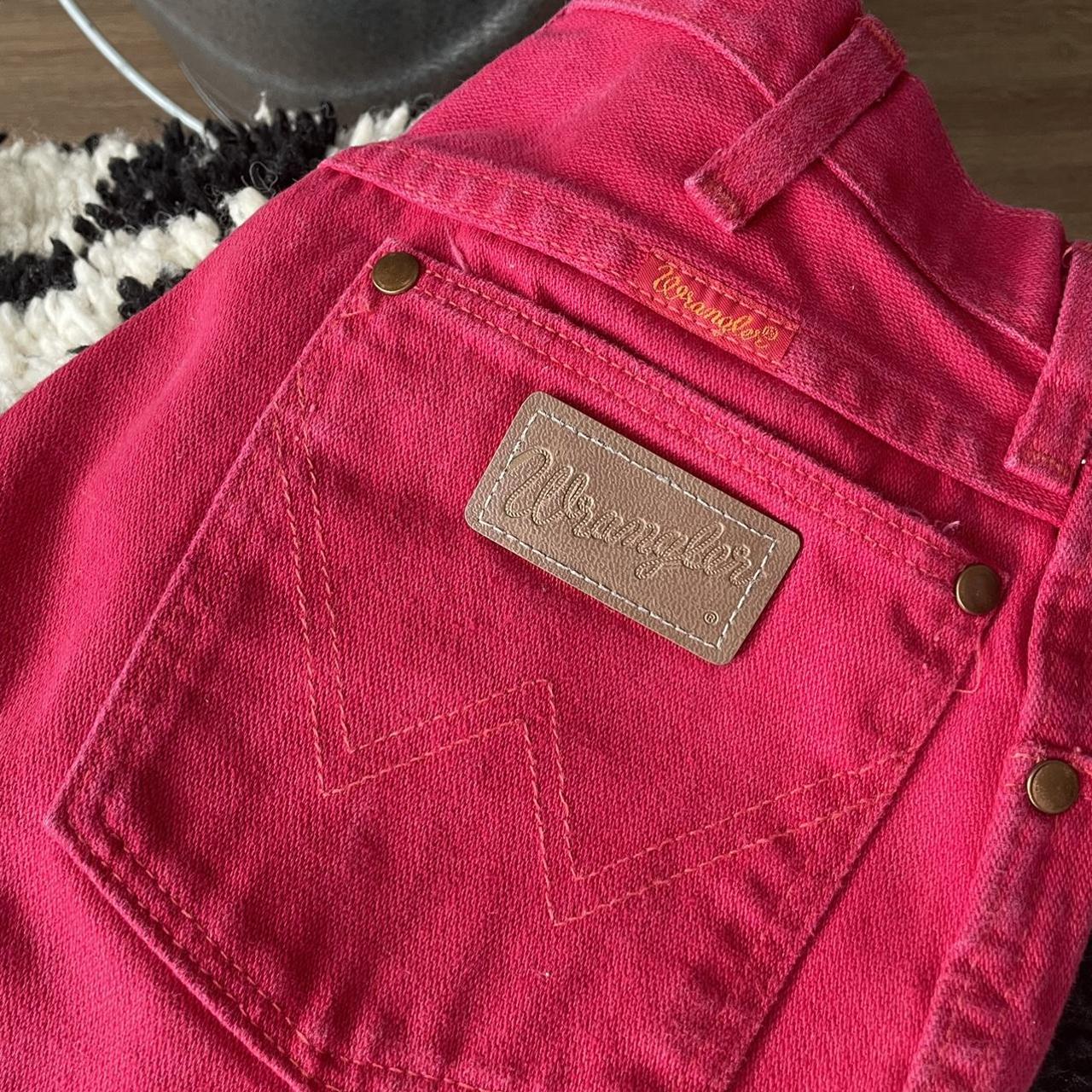 Vintage red Wrangler jeans USA made // great... - Depop