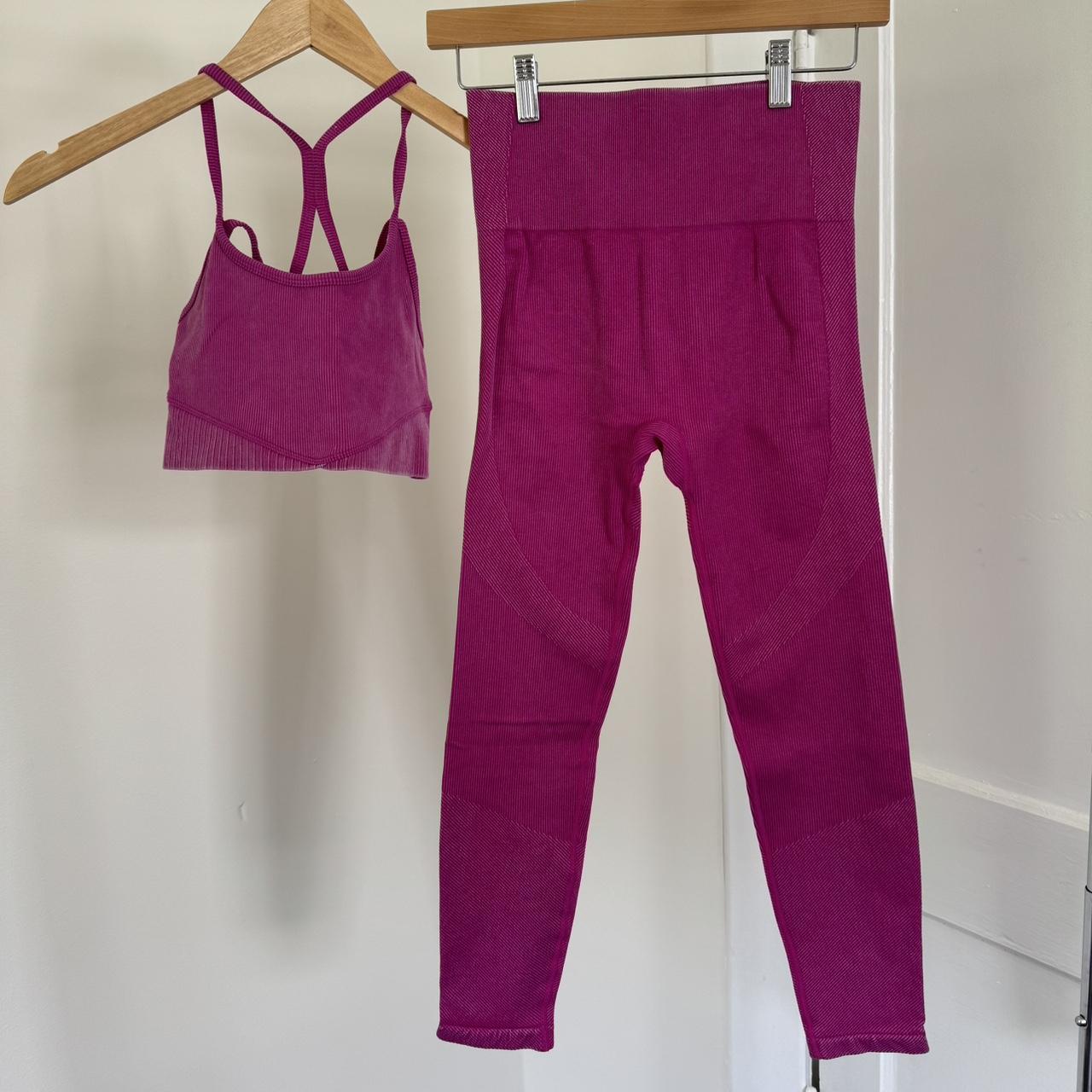 Pink workout set by Joy Lab - Depop