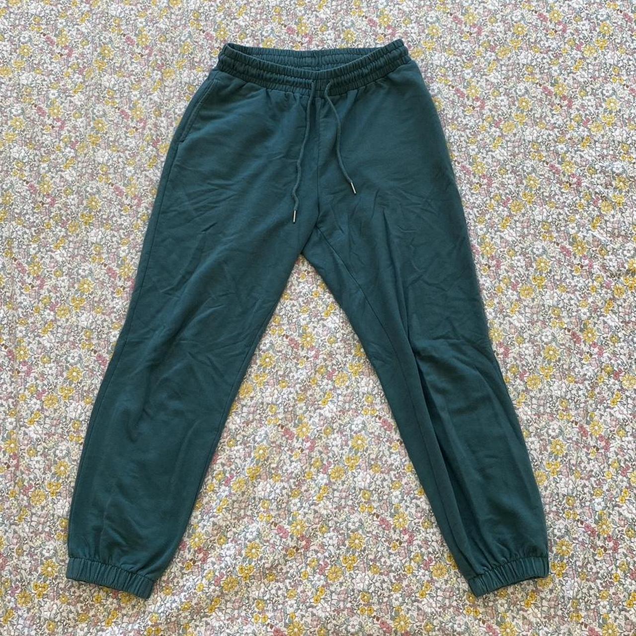 DARK GREEN SPORTSGIRL TRACKIES Size: Small In good... - Depop