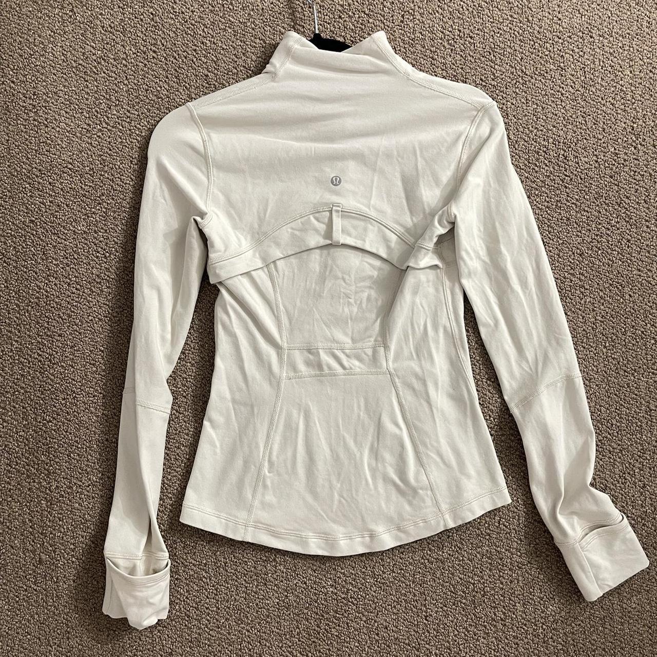 Lululemon bone define jacket in size 4 MATCHING... - Depop
