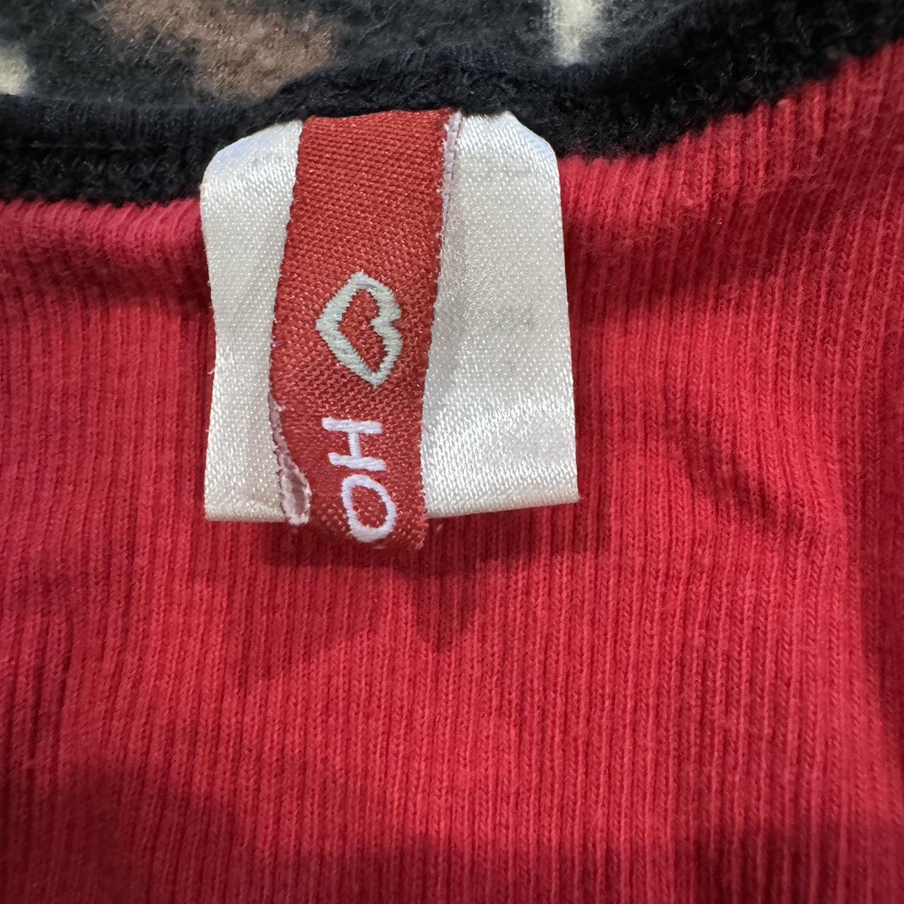 Red and black She Devil tank top tagged a M but can... - Depop