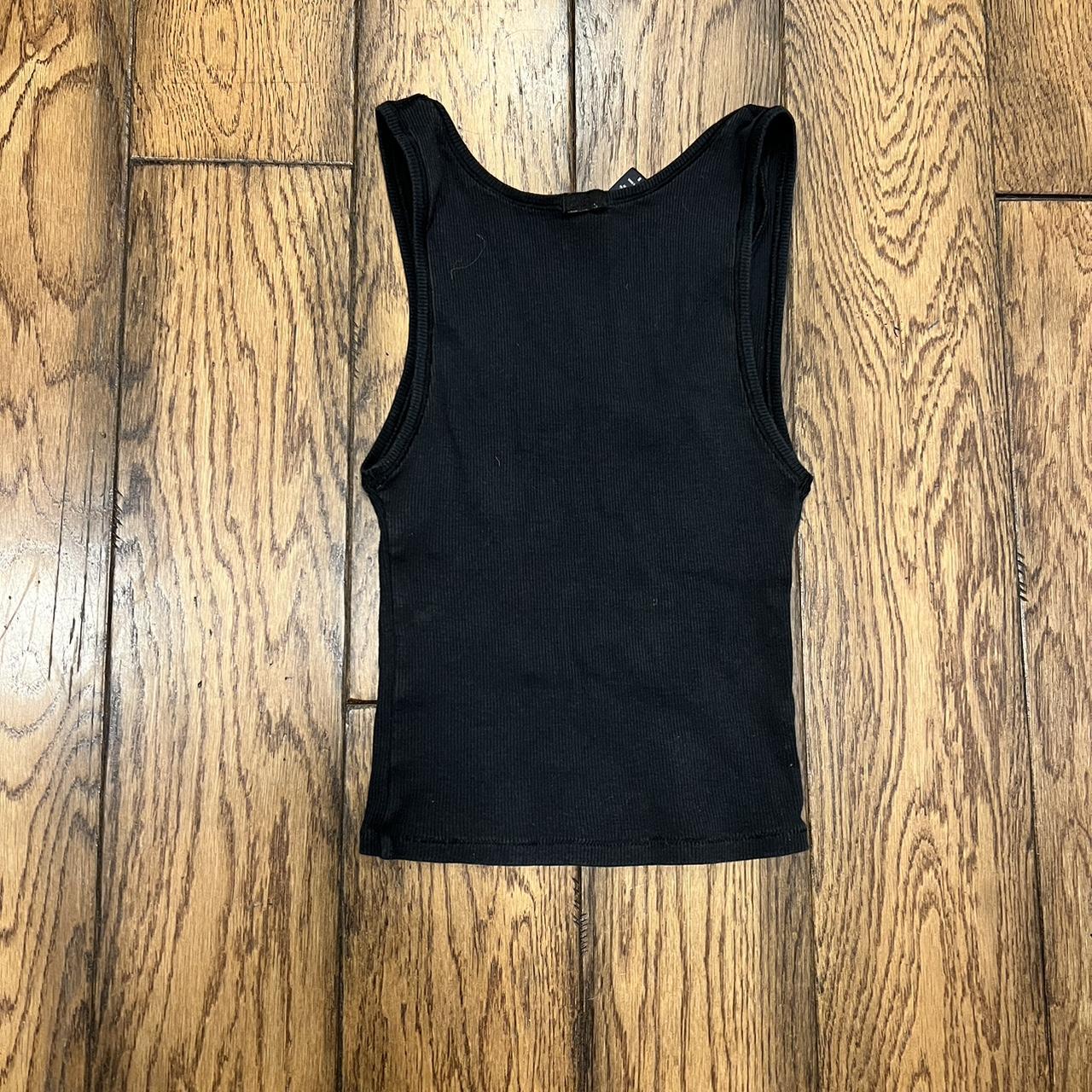 cute, basic, Skims black tank. lightly used with no... - Depop