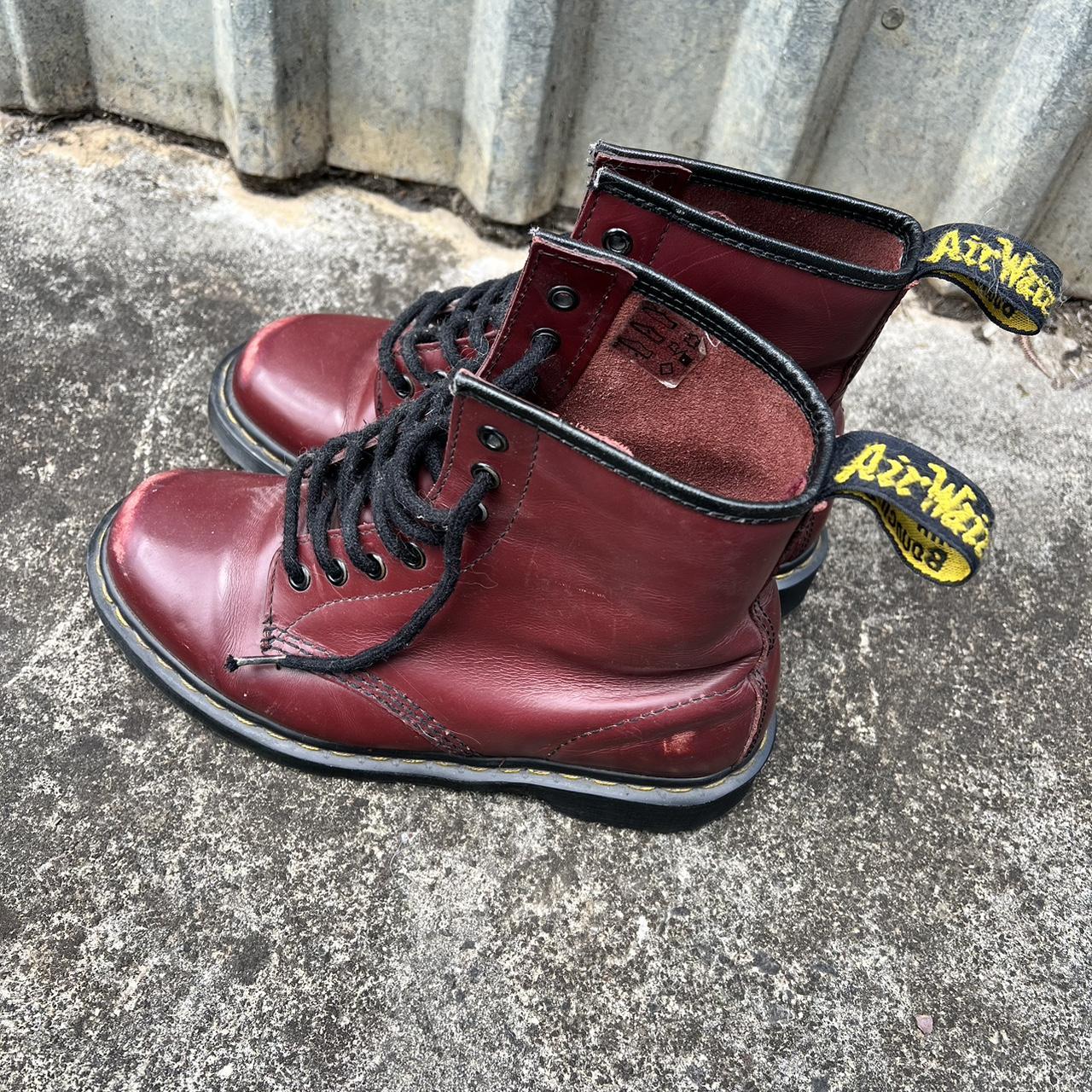Doc Martens Red in colour Size UK 6 Good... - Depop