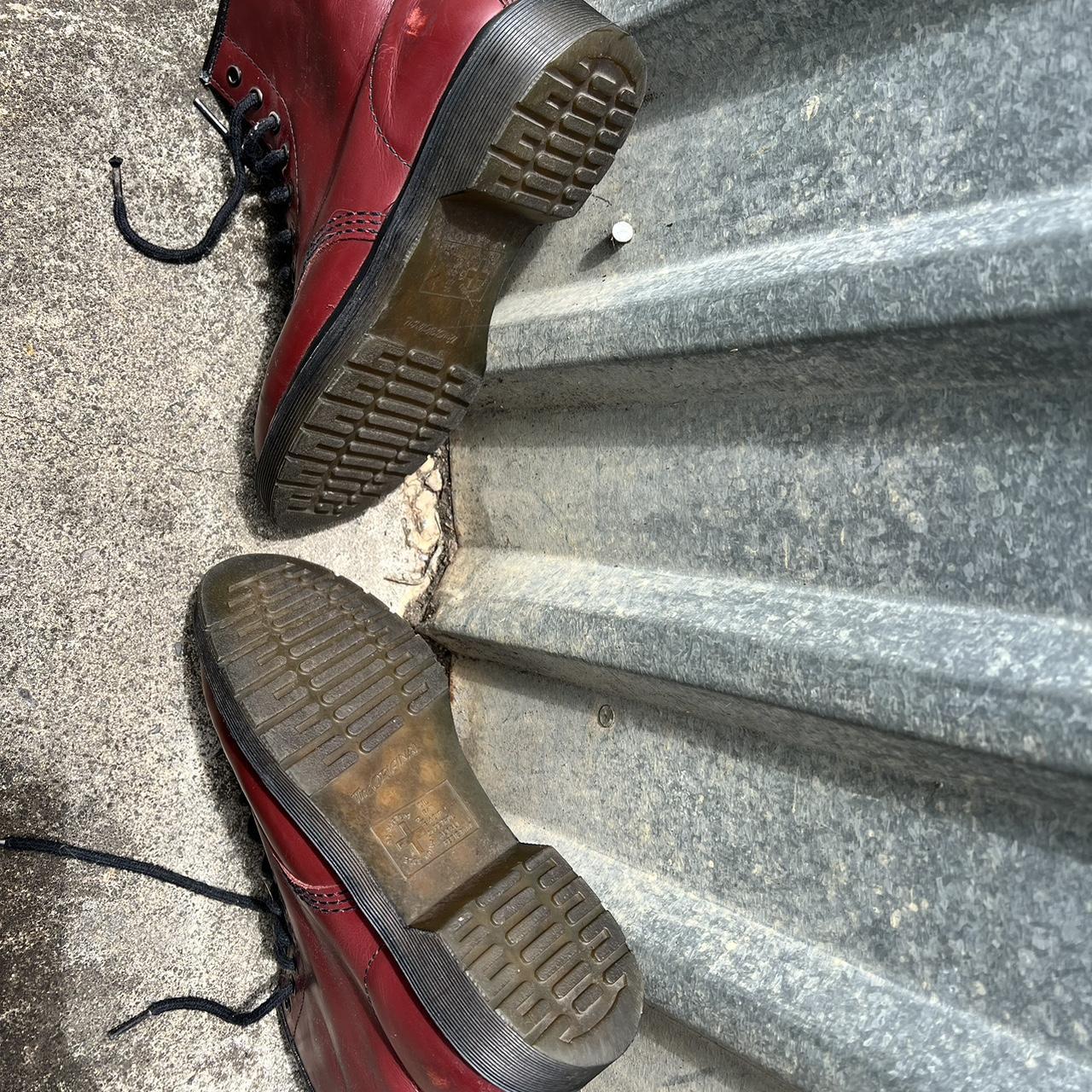 Doc Martens Red in colour Size UK 6 Good... - Depop