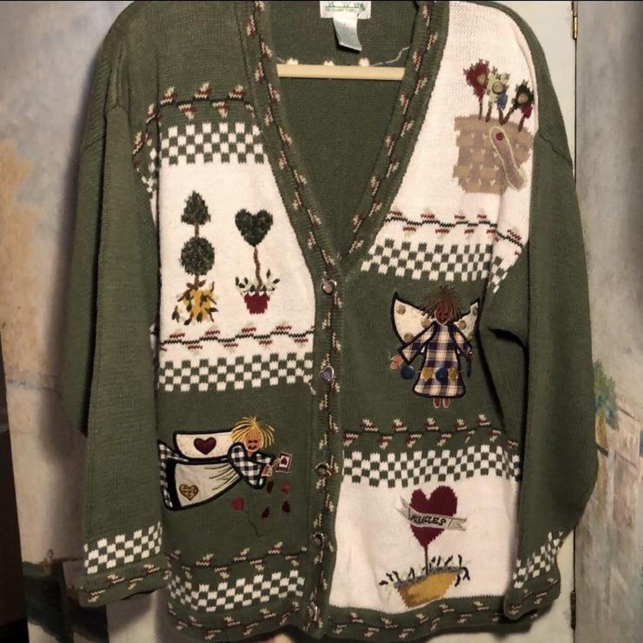 Quacker Factory Size large Angels Fall Checkers... - Depop