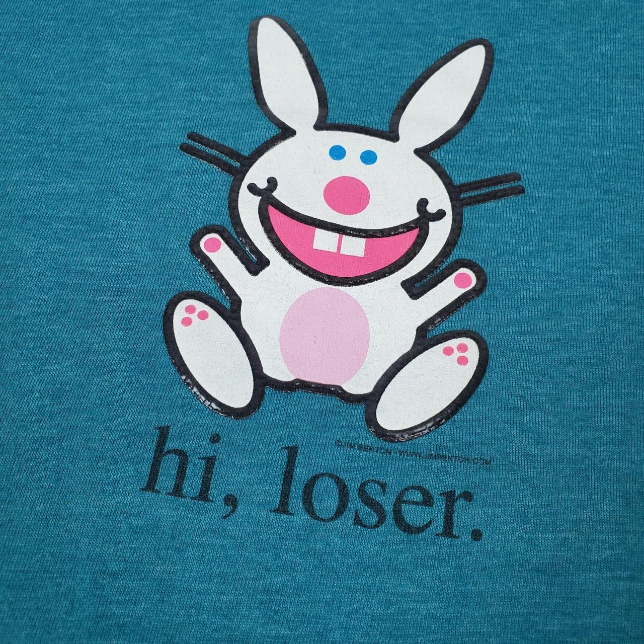 Happy bunny baby tee Iconic early 2000s Jim benton... - Depop