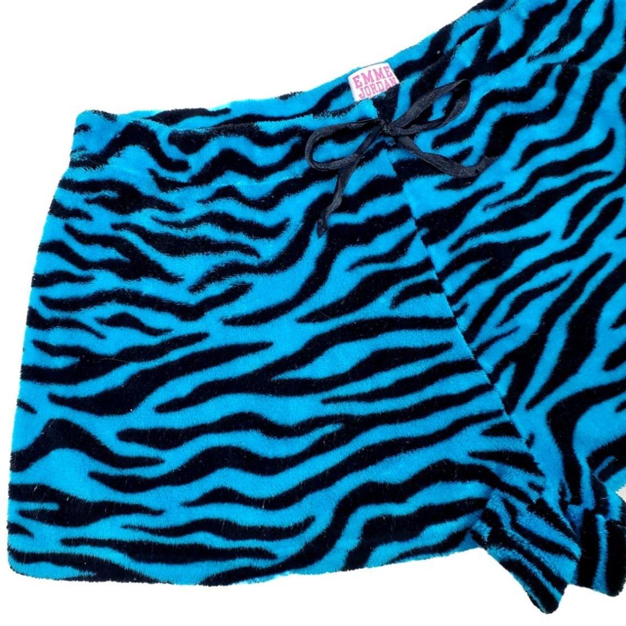 Zebra scene sleep shorts Iconic early 2000s "Emme... | Depop