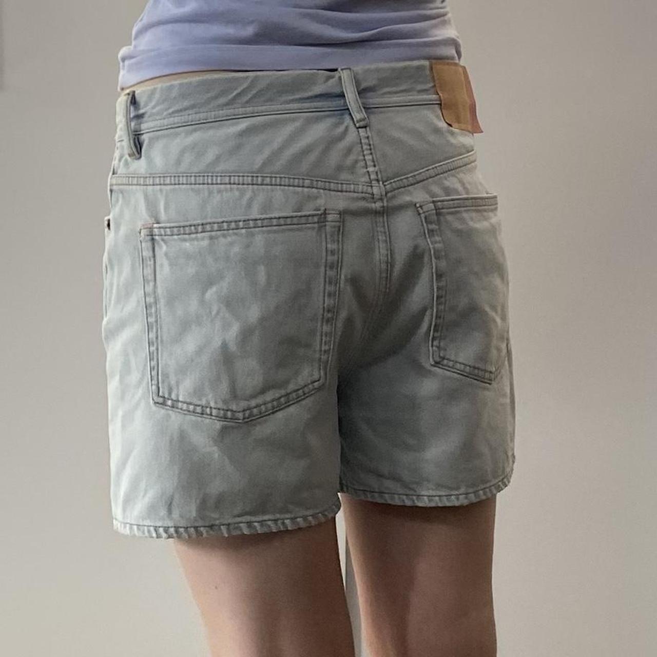 acne studios swamp light blue shorts. can be styled... - Depop