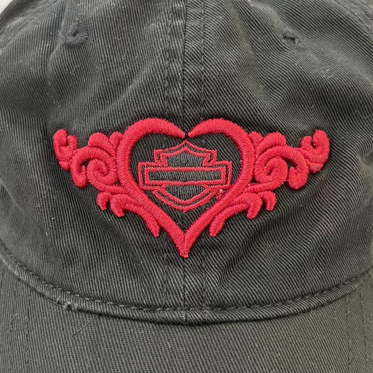 Harley Davidson Baseball Cap Heart... - Depop