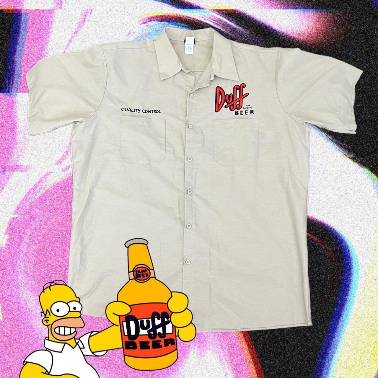 Duff Beer Button Up... - Depop