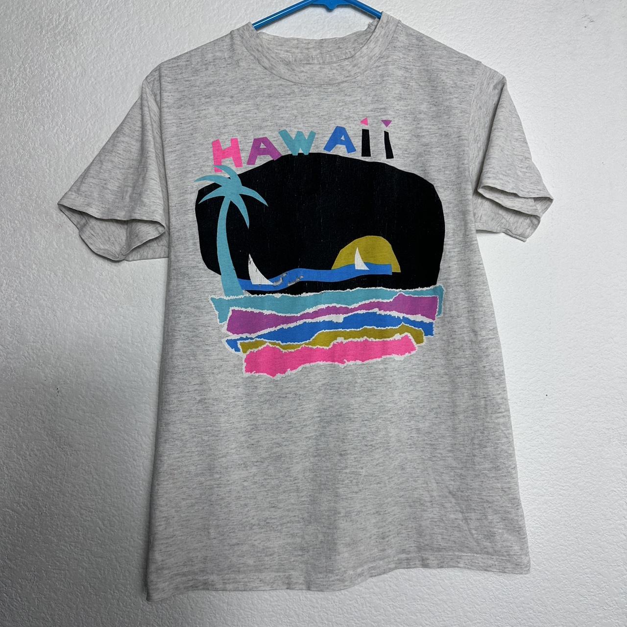 Vintage 90s Hawaii Beach Nature Made In Usa T Shirt Depop