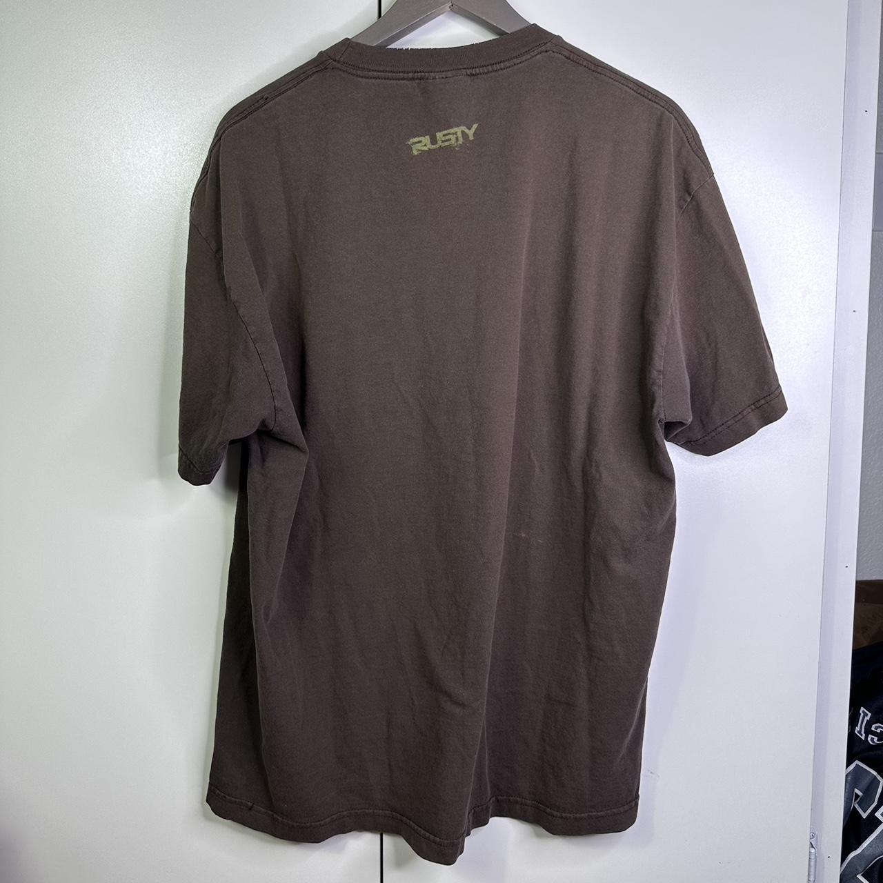 Rusty Men's Brown T-shirt | Depop