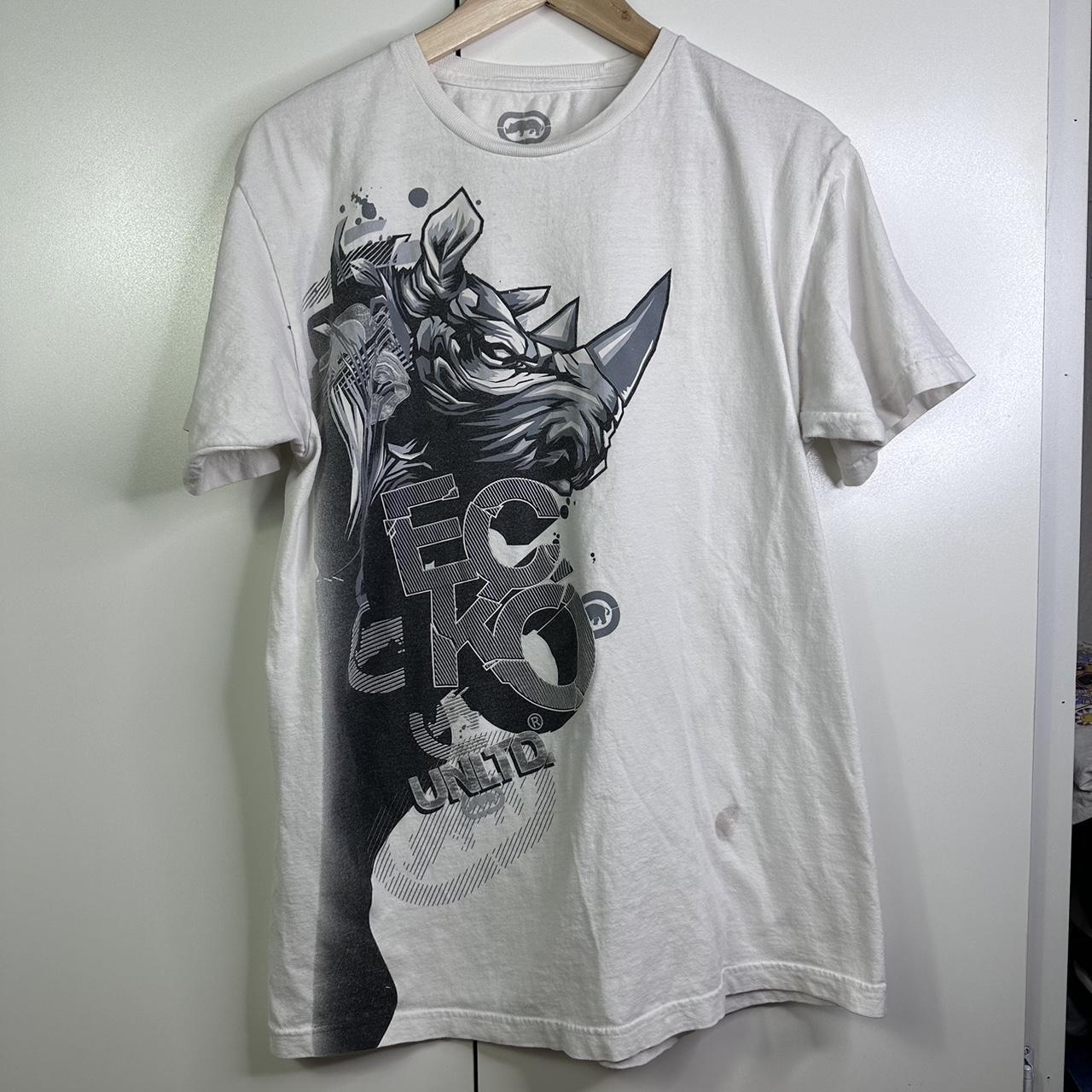 Ecko Unltd. Men's White T-shirt | Depop