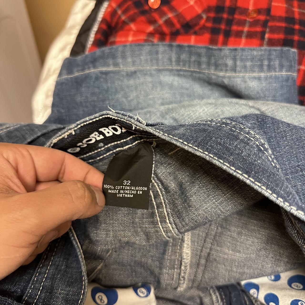 Modern Essential 2000s Y2K Vintage Joe Boxer Denim... - Depop