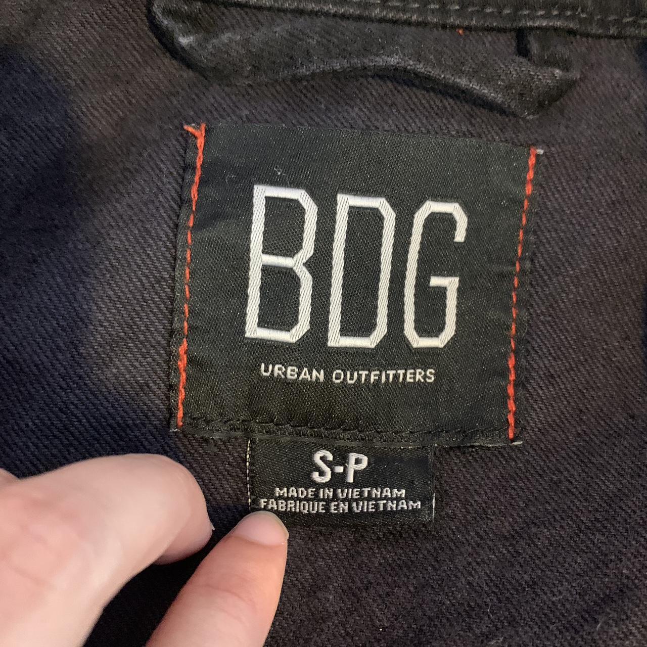 Small BDG black denim jacket. (fits slightly... - Depop