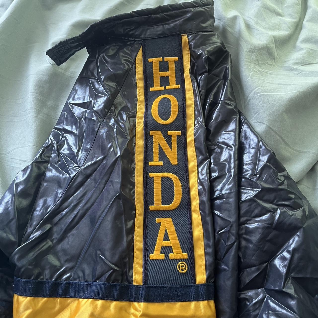 SUPER AUTHENTIC vintage HONDA jacket so so cute open... - Depop