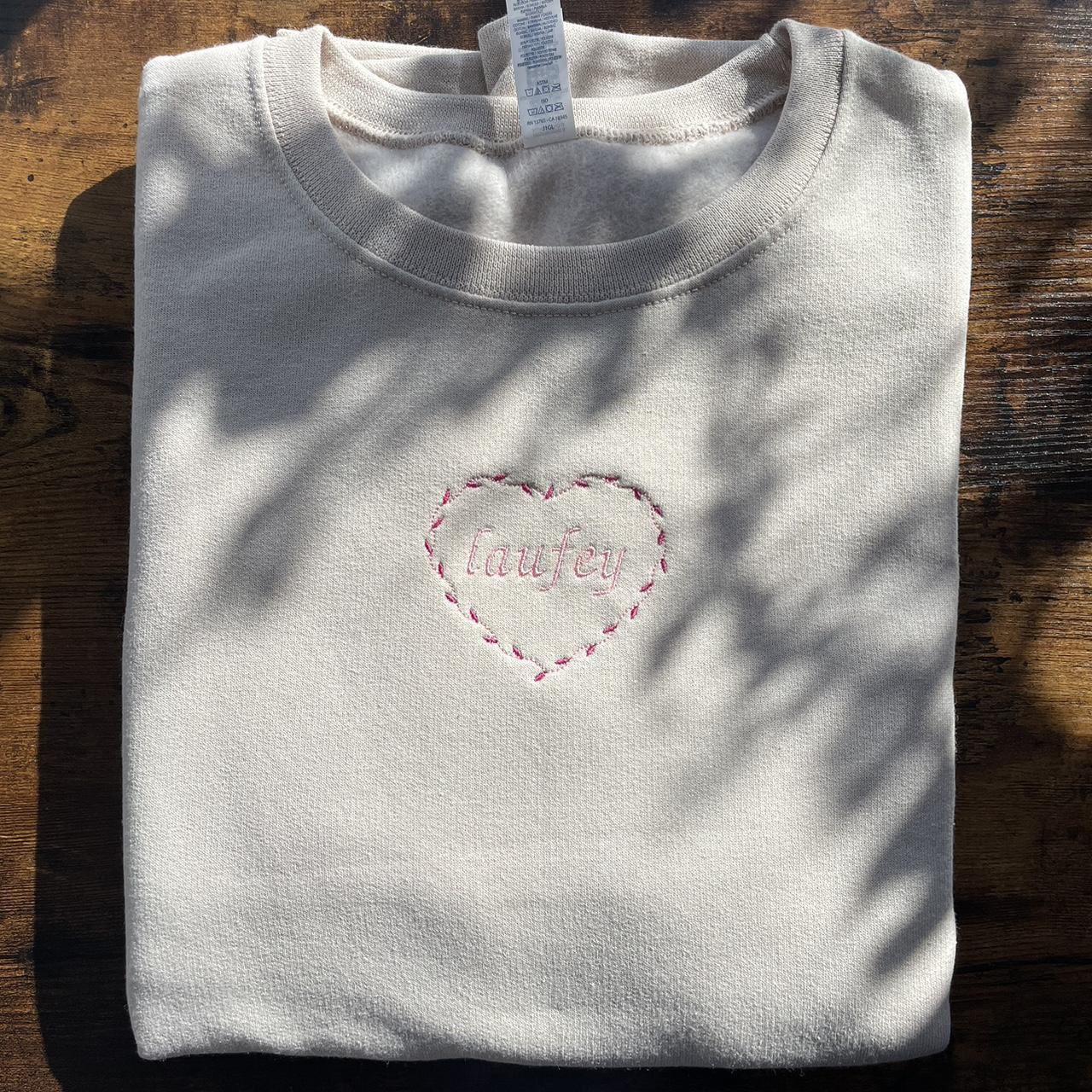 Laufey design embroidered onto a super soft and cozy... - Depop