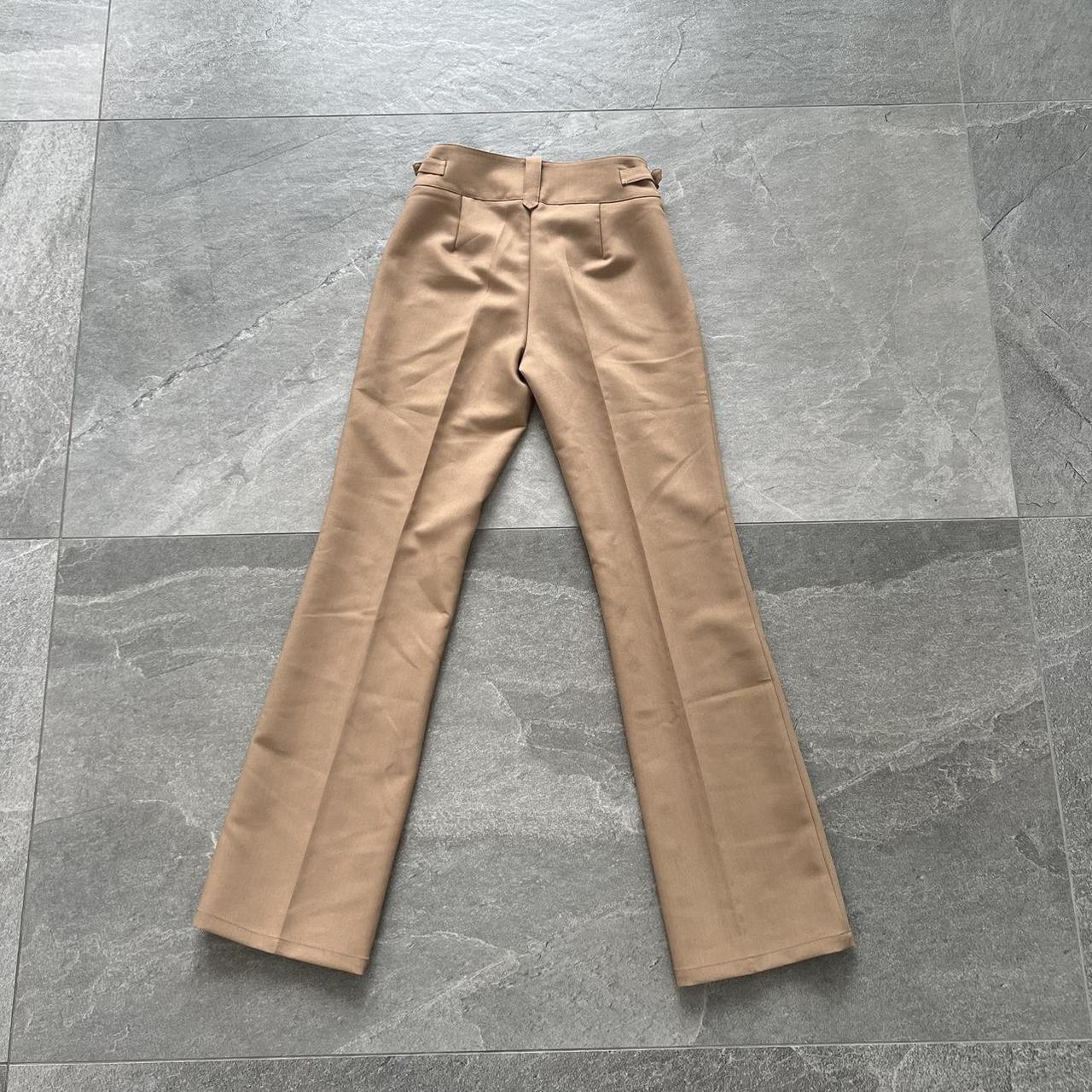 Edikted Fran low rise pants Camel color- color no... - Depop