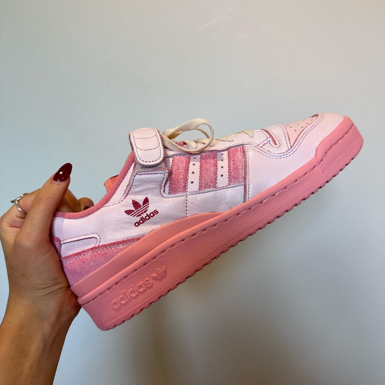 Adidas forum 84 low in pink Never worn, fresh with... - Depop