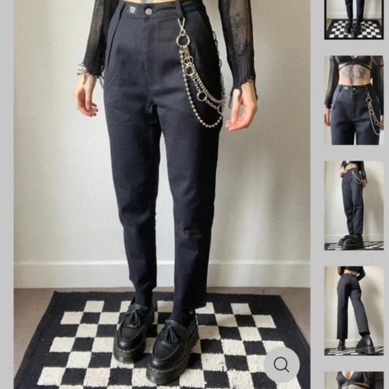 love too true Black Classic Trouser US4/UK8 worn twice - Depop