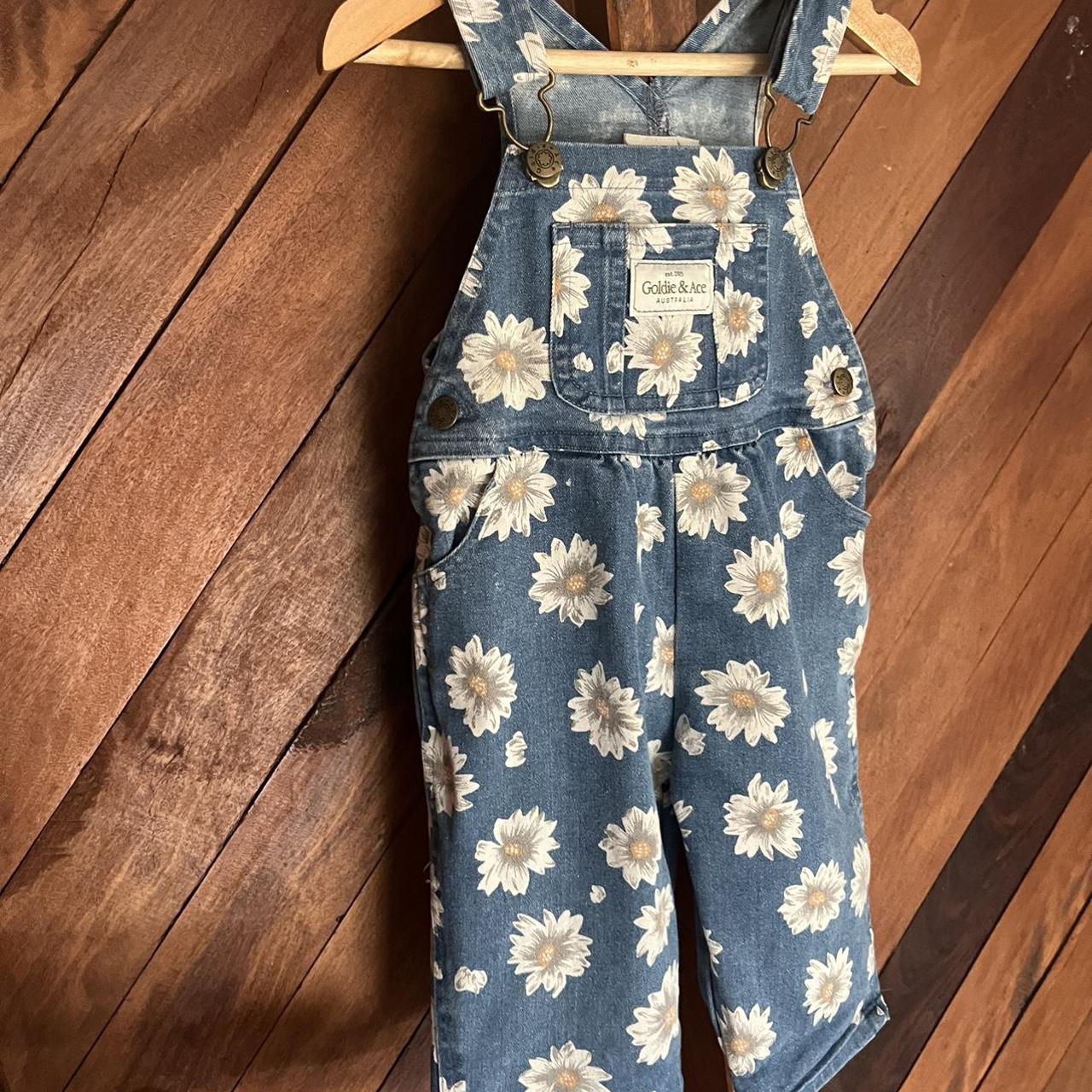 Goldie + Ace Daisy Denim overalls Size... - Depop