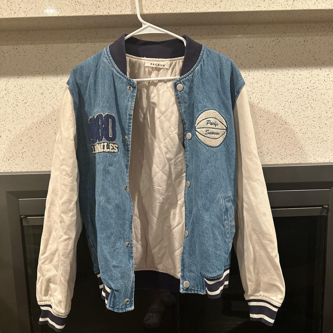 pacsun mens varsity jacket -worn once, perfect... - Depop