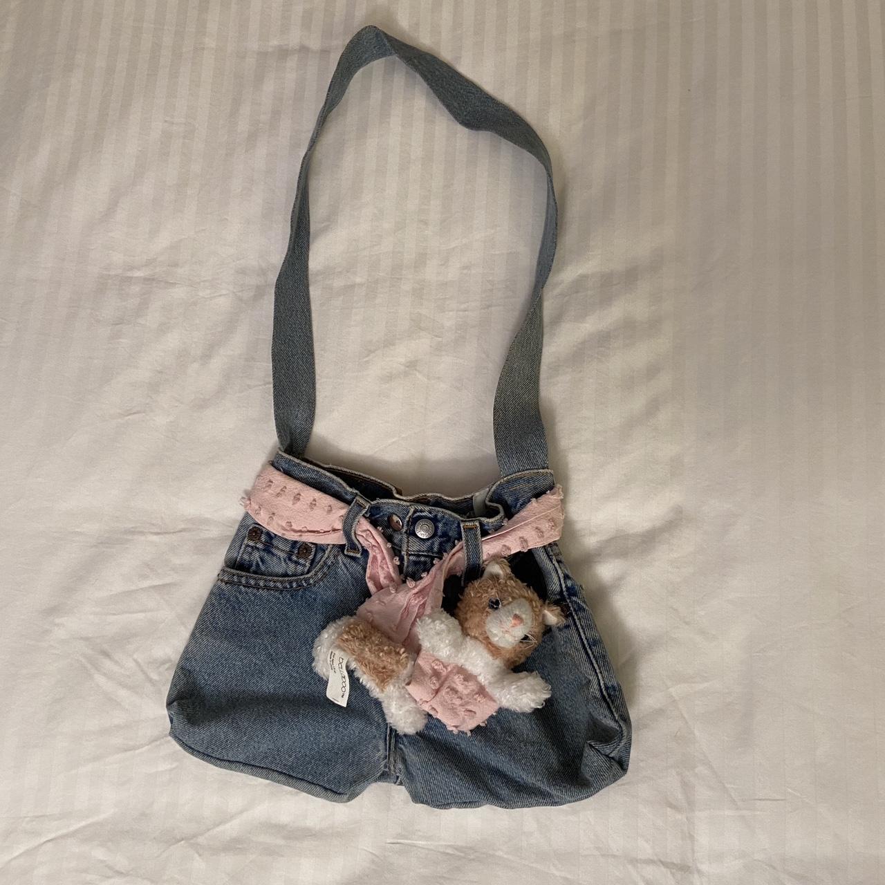 Small denim purse So cute 🐈💝 - Depop