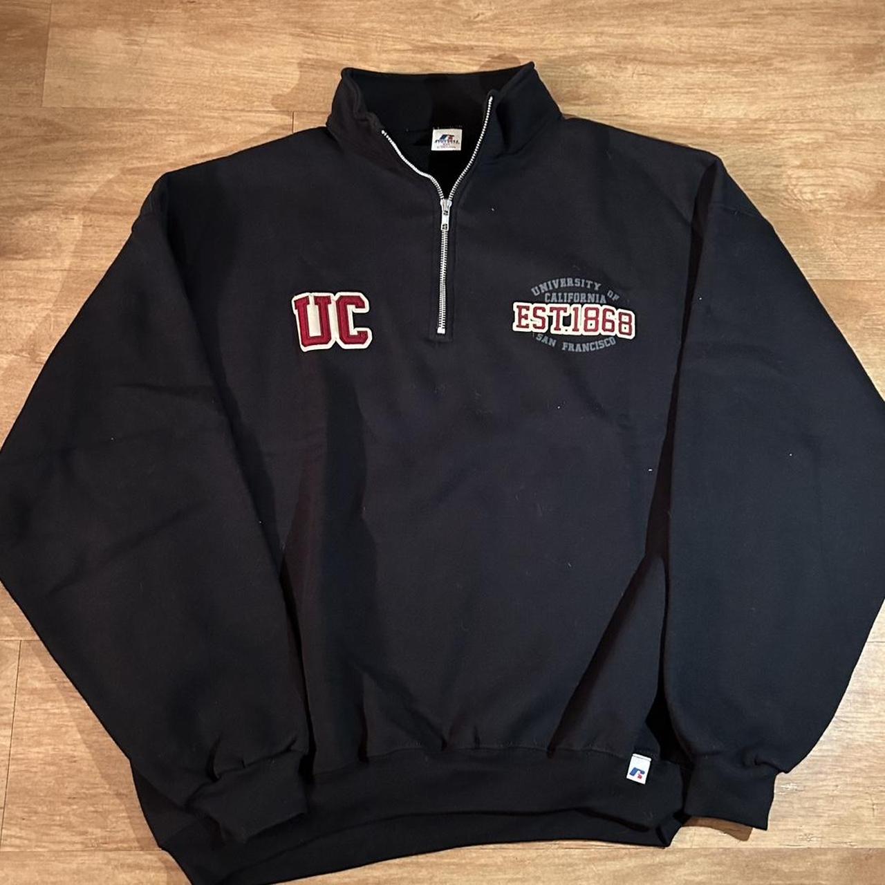 Vintage y2k Russel athletic uc San Francisco quarter... | Depop