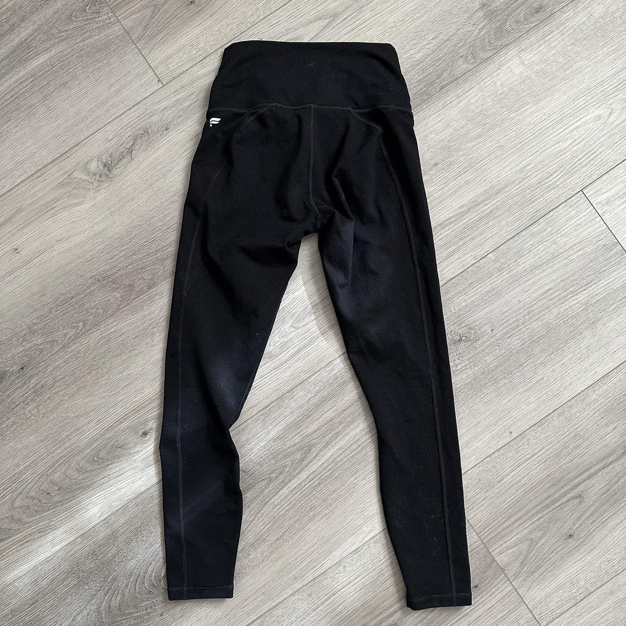 fabletics black leggings size XXS no flaws... - Depop