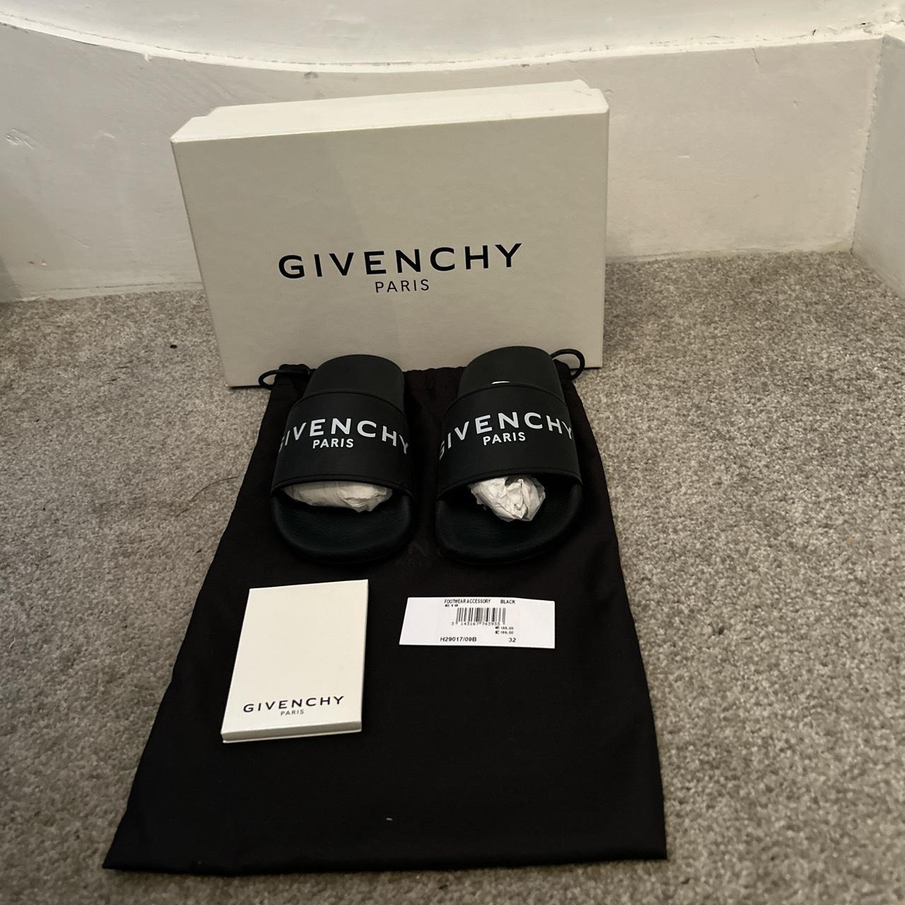Givenchy Kids Sliders Worn Twice RRP -... - Depop
