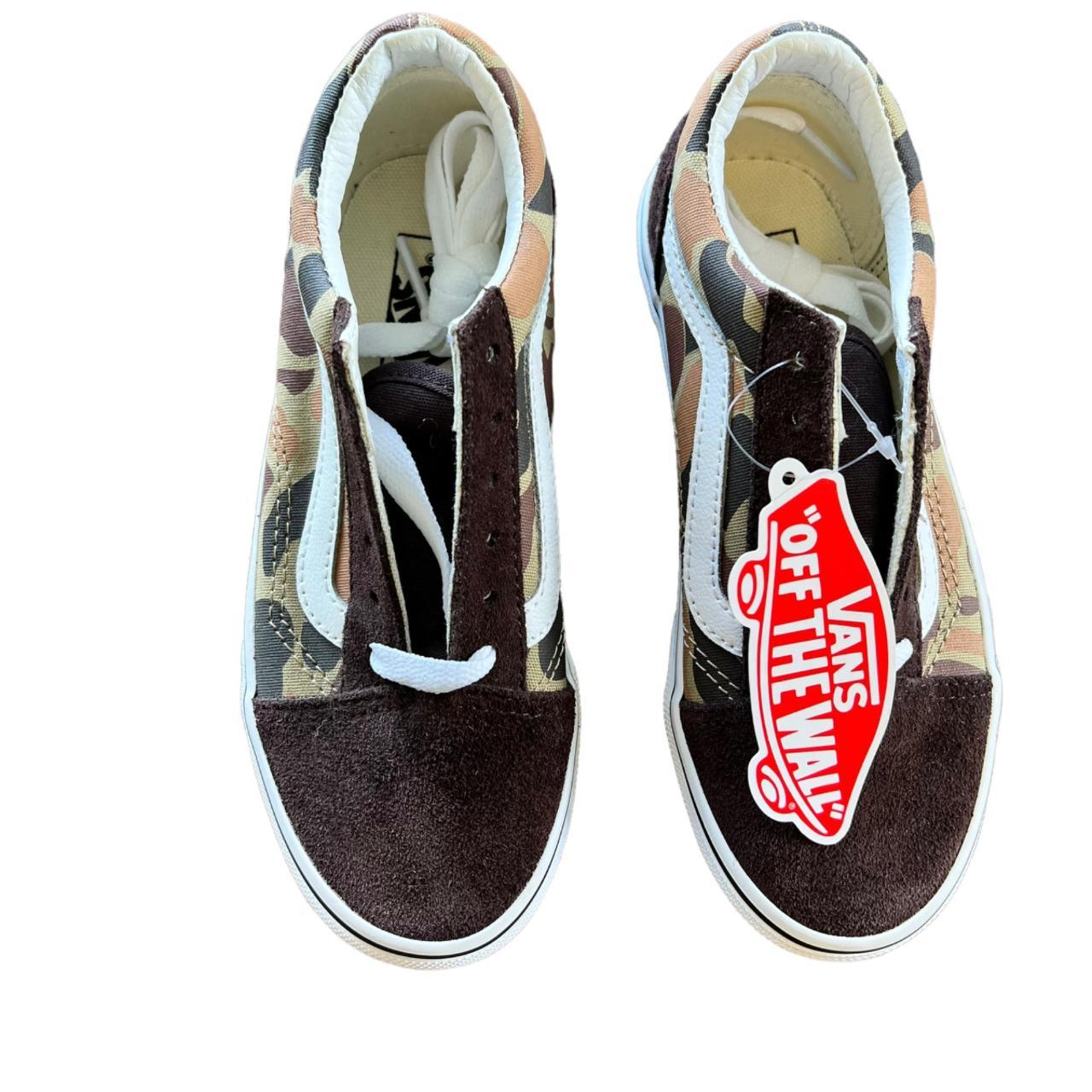 NWOB VANS Camo The Old Skool Skate Shoes... - Depop