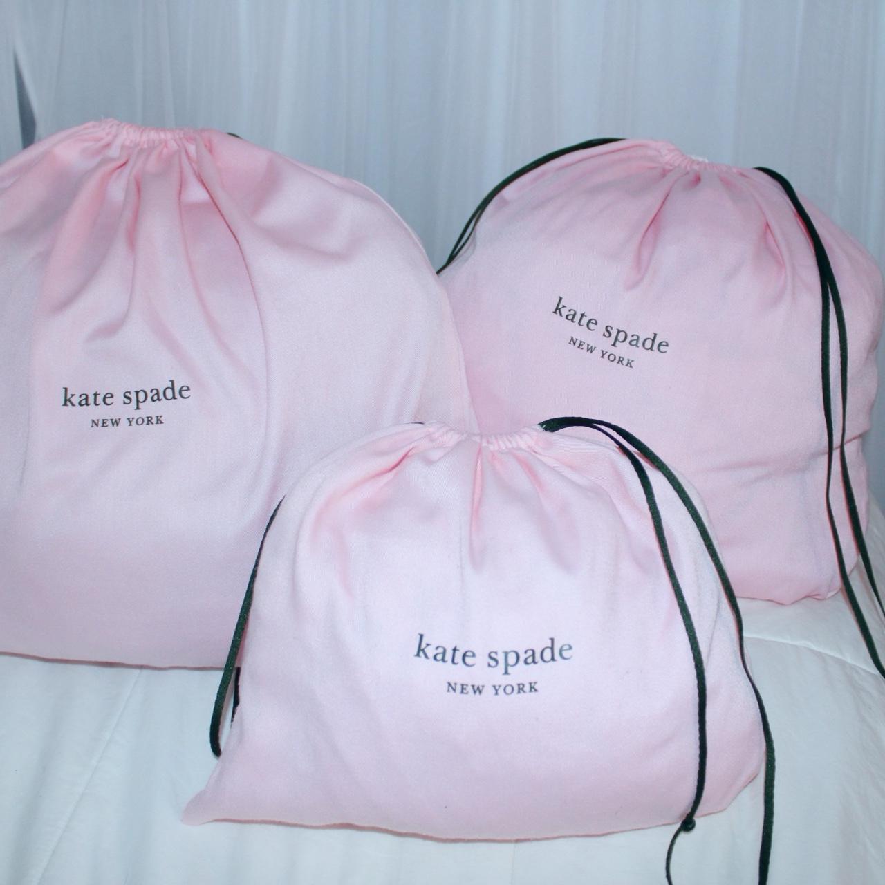 Kate spade New York baby pink dust bag 🤍🗝️ small one... - Depop