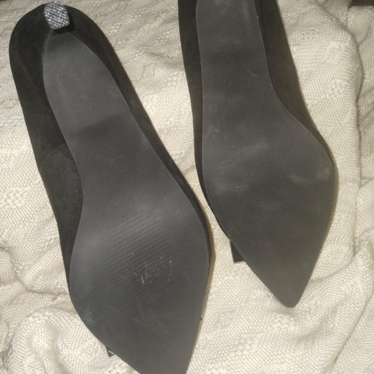 Vintage Rhinestone Slip-on High Heeled Princess... - Depop