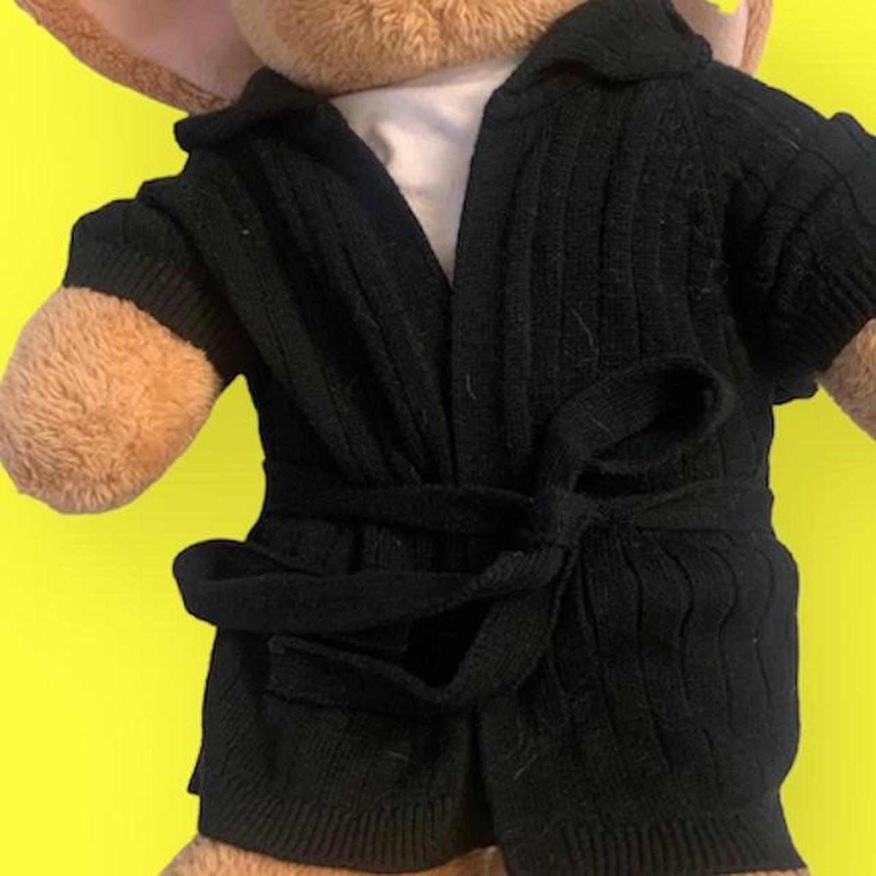 black robe coverup with belt for build a bears! so... - Depop