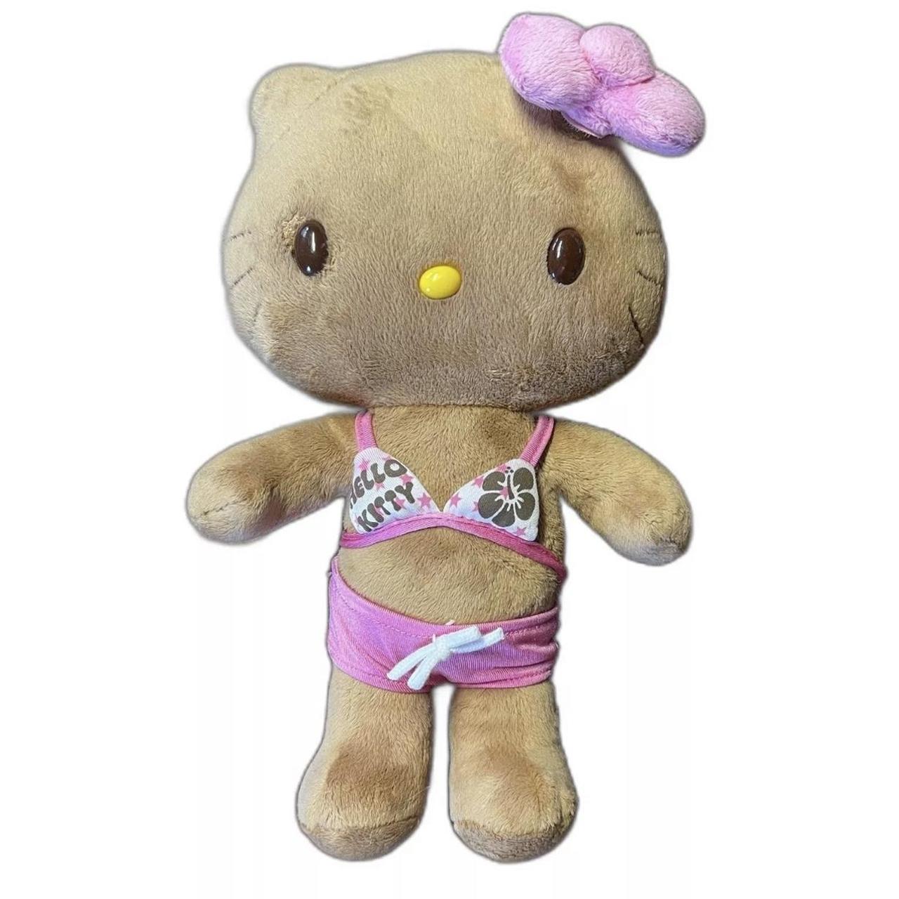 RARE Sanrio Hello Kitty Sun Kissed Tan Plush Toy... - Depop