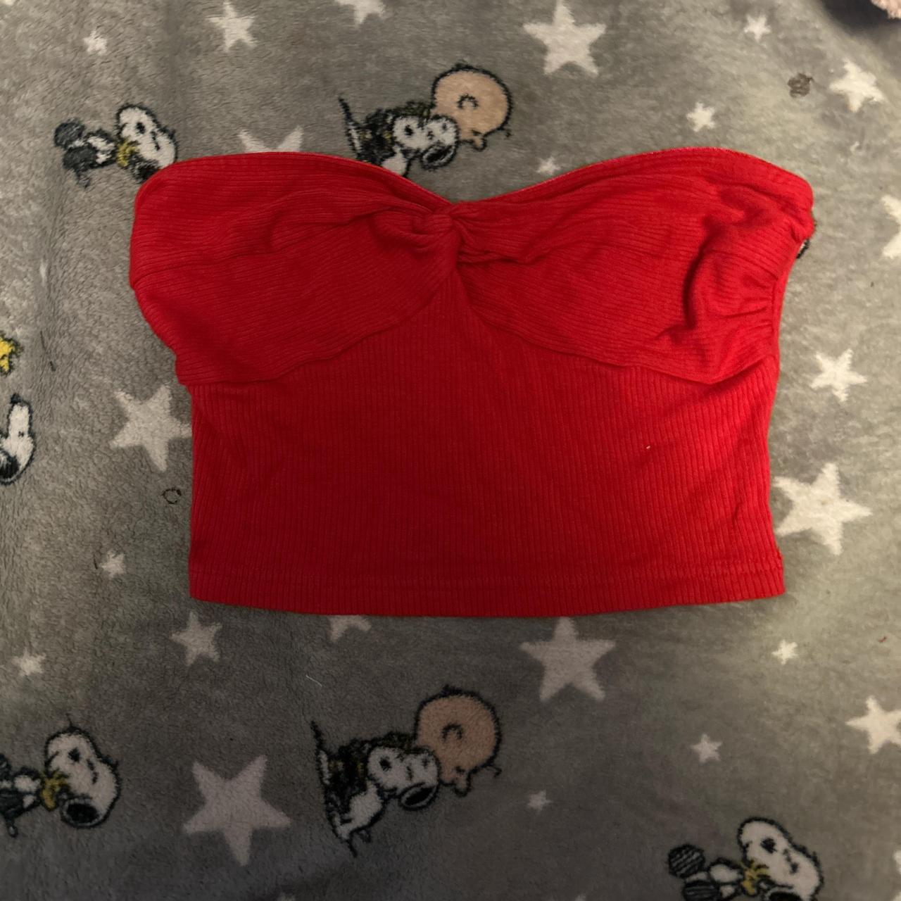 red tube top - Depop