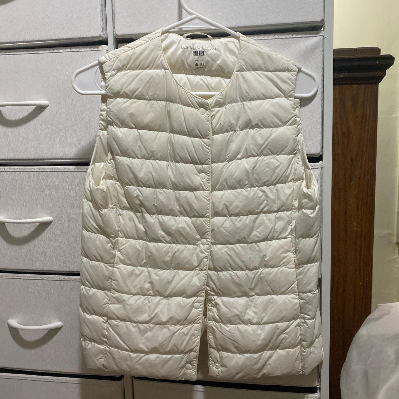 cream colored vest for fall send offers i accept... - Depop