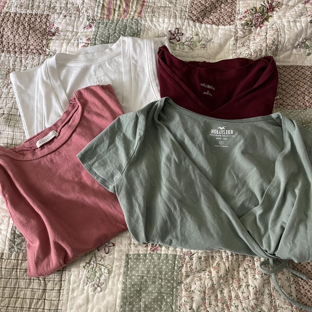shirt bundle, cute basics that i loved from various... - Depop
