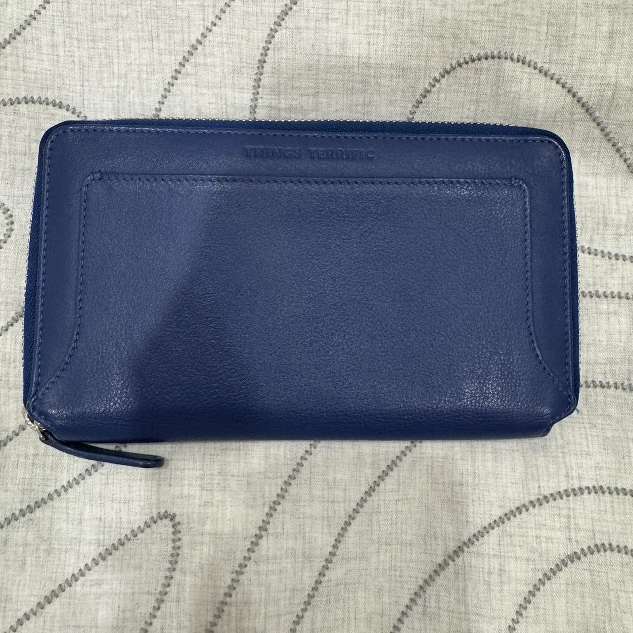 things terrific royal blue purse/wallet many... - Depop