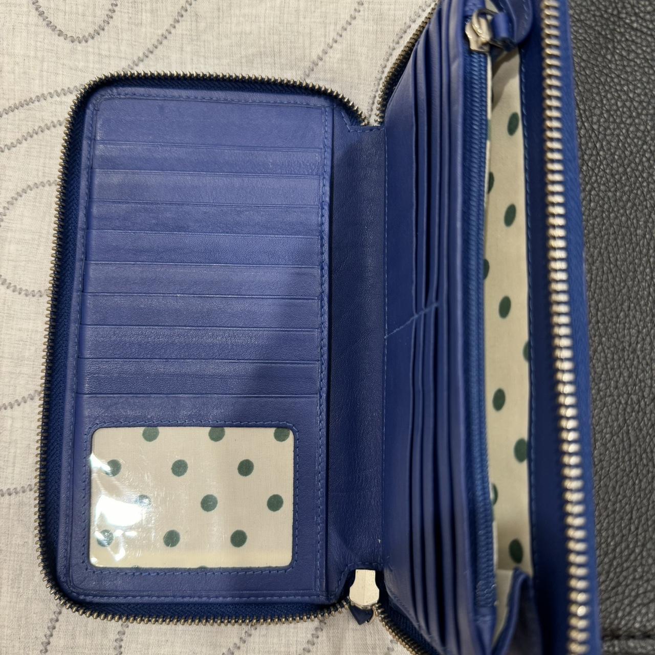 things terrific royal blue purse/wallet many... - Depop