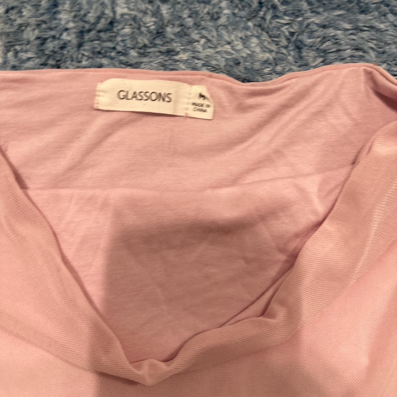 Glassons pink strapless mini top #croppedtop #pink... - Depop