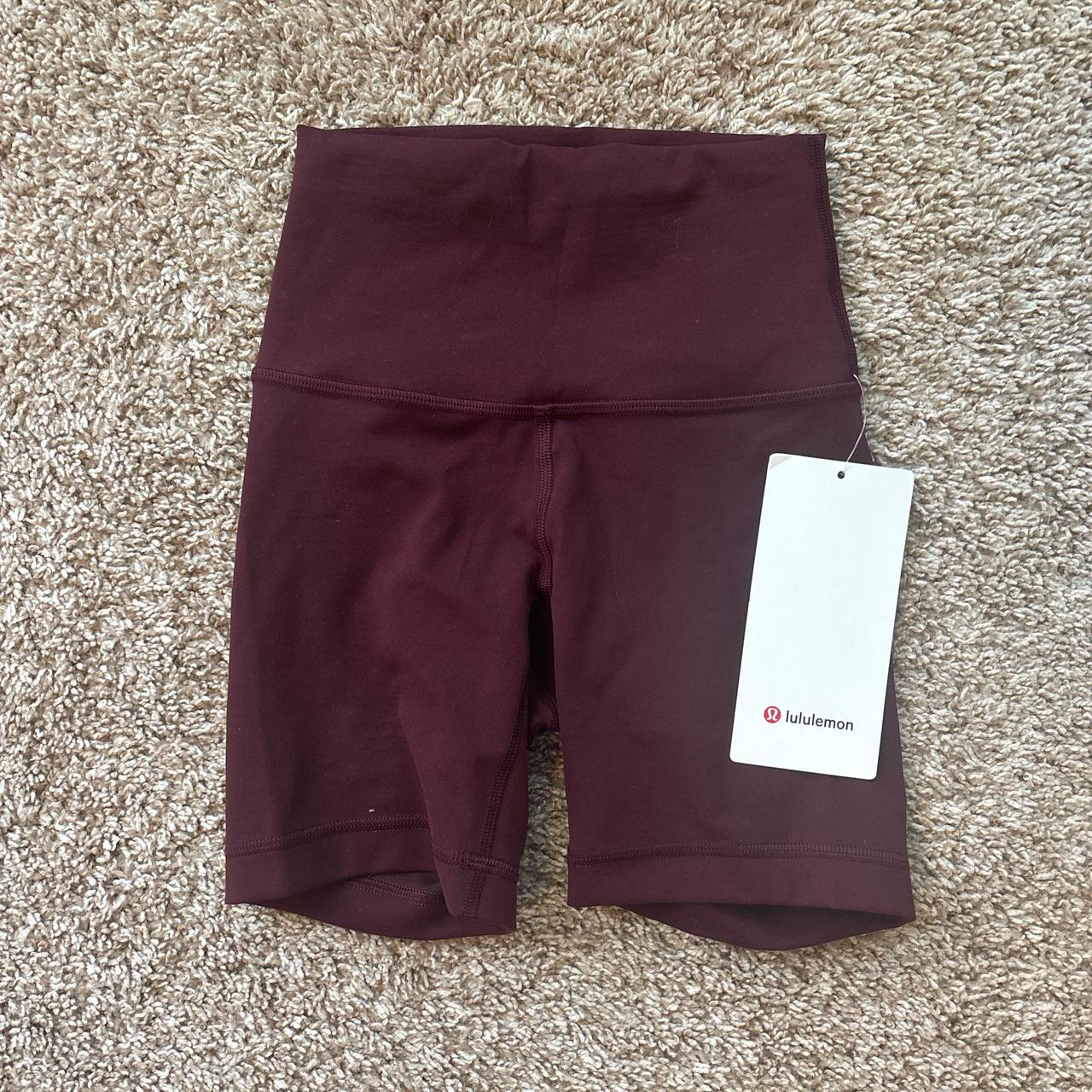SIZE 0 ~ original price $64 lululemon maroon... | Depop