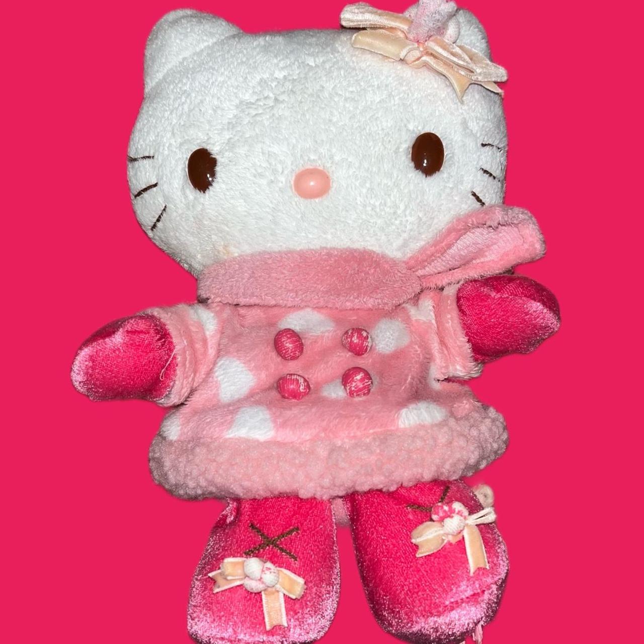 Hello Kitty Pink and White Stuffed-animals | Depop