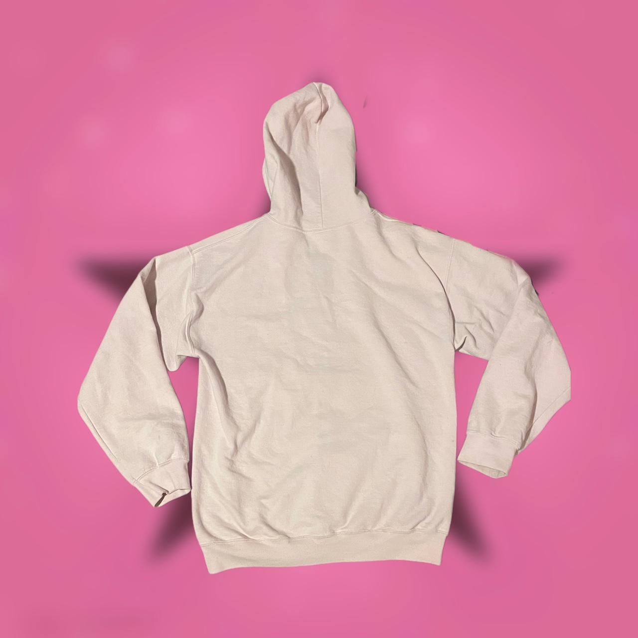 New York bedazzled pastel pink hoodie ⭐️refer to... - Depop
