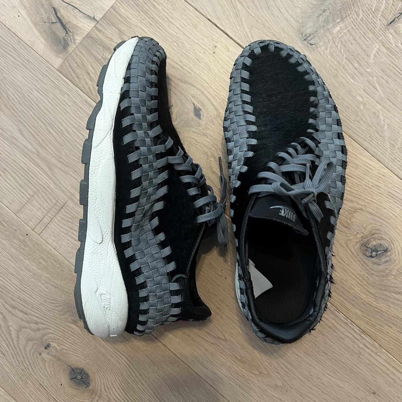 Nike Air Footscape Woven Low Black / Smoke Grey -... - Depop