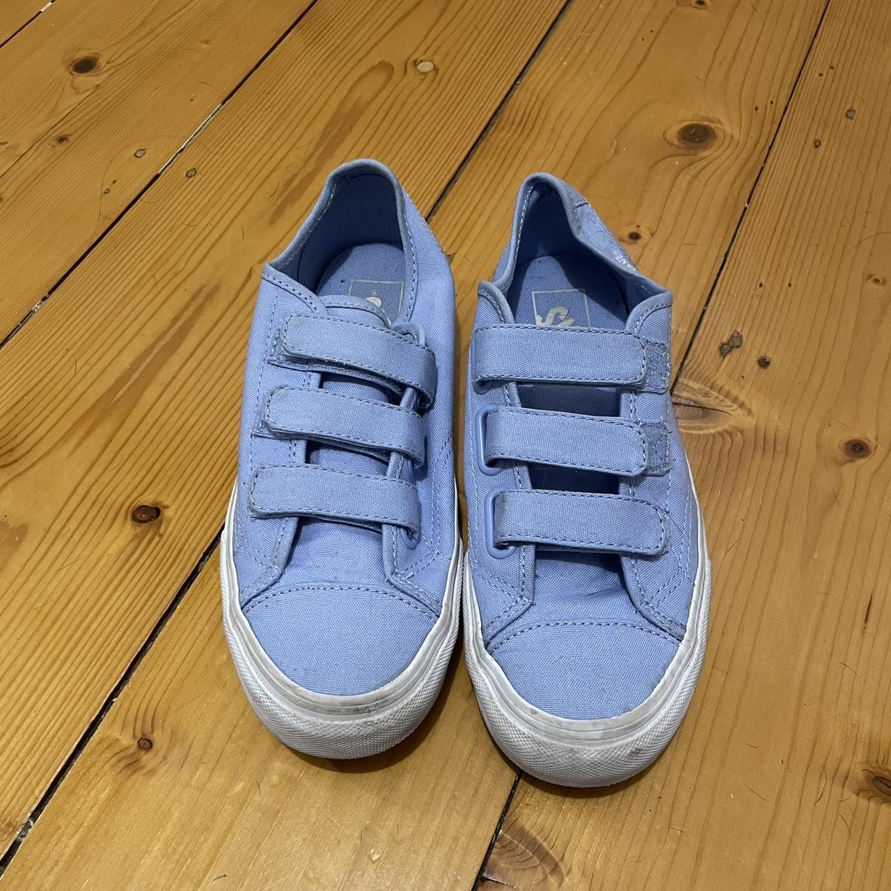 Vans Velcro shoes - worn but good condition Women’s... - Depop