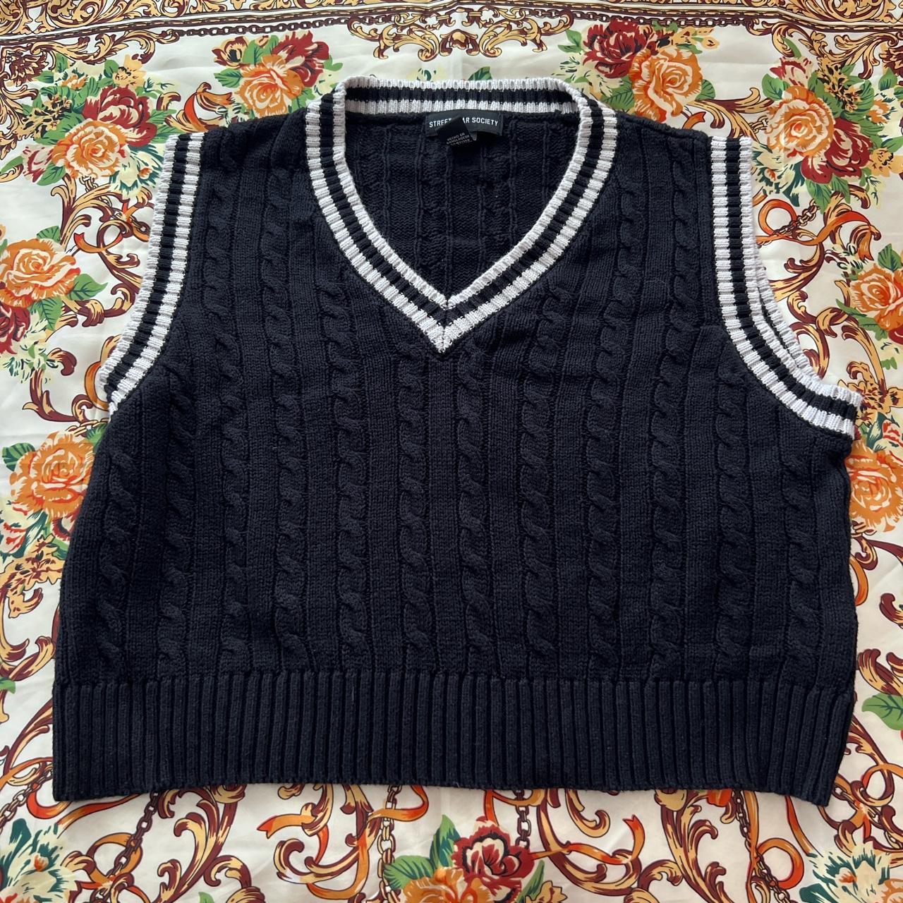 Black and white old money vest Size large (good for... - Depop